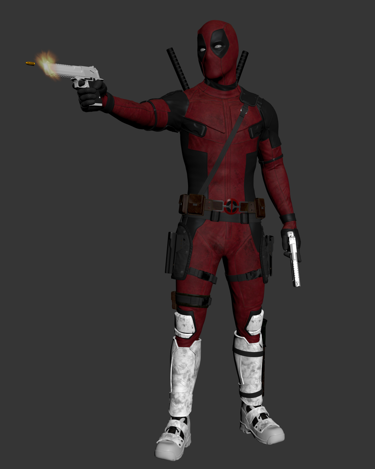 Realistic deadpool model - TurboSquid 1163426