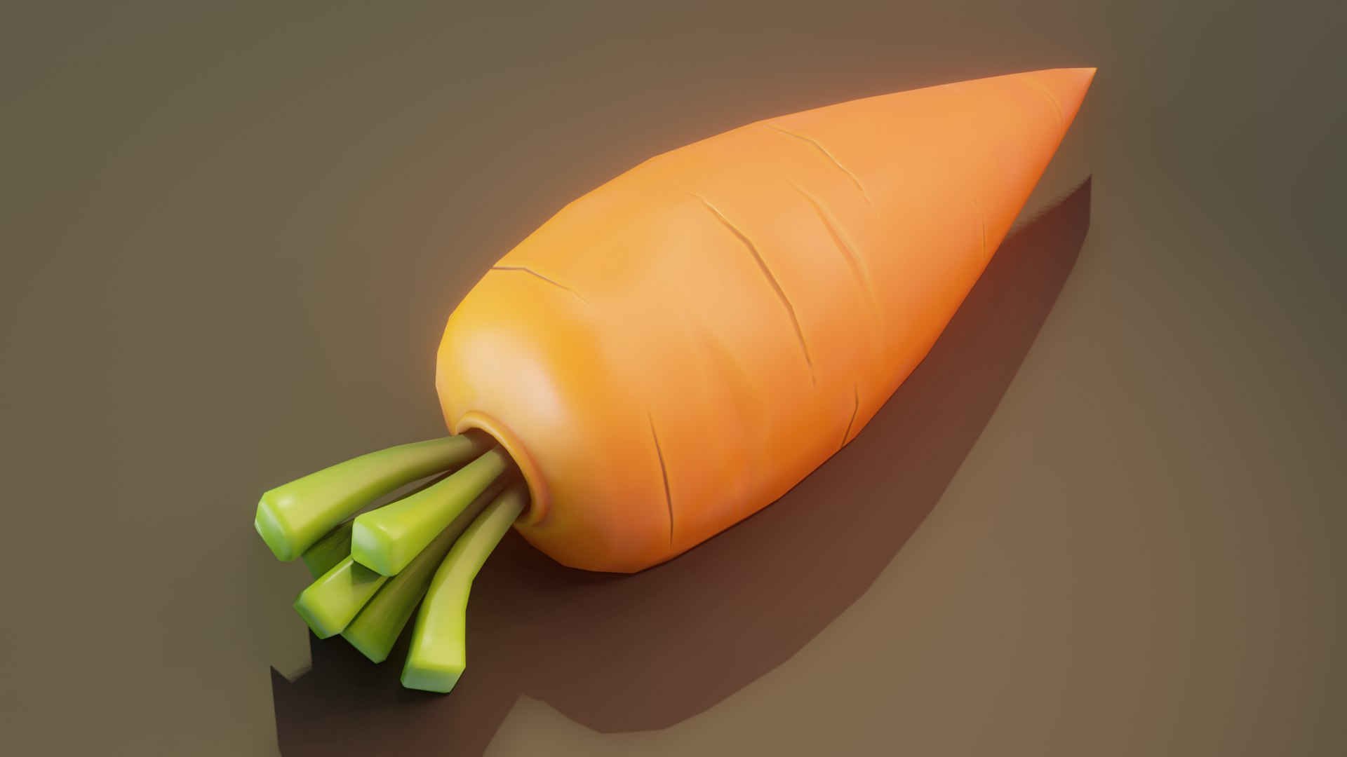 3D Cartoon Carrot 3D Model Model - TurboSquid 1729791
