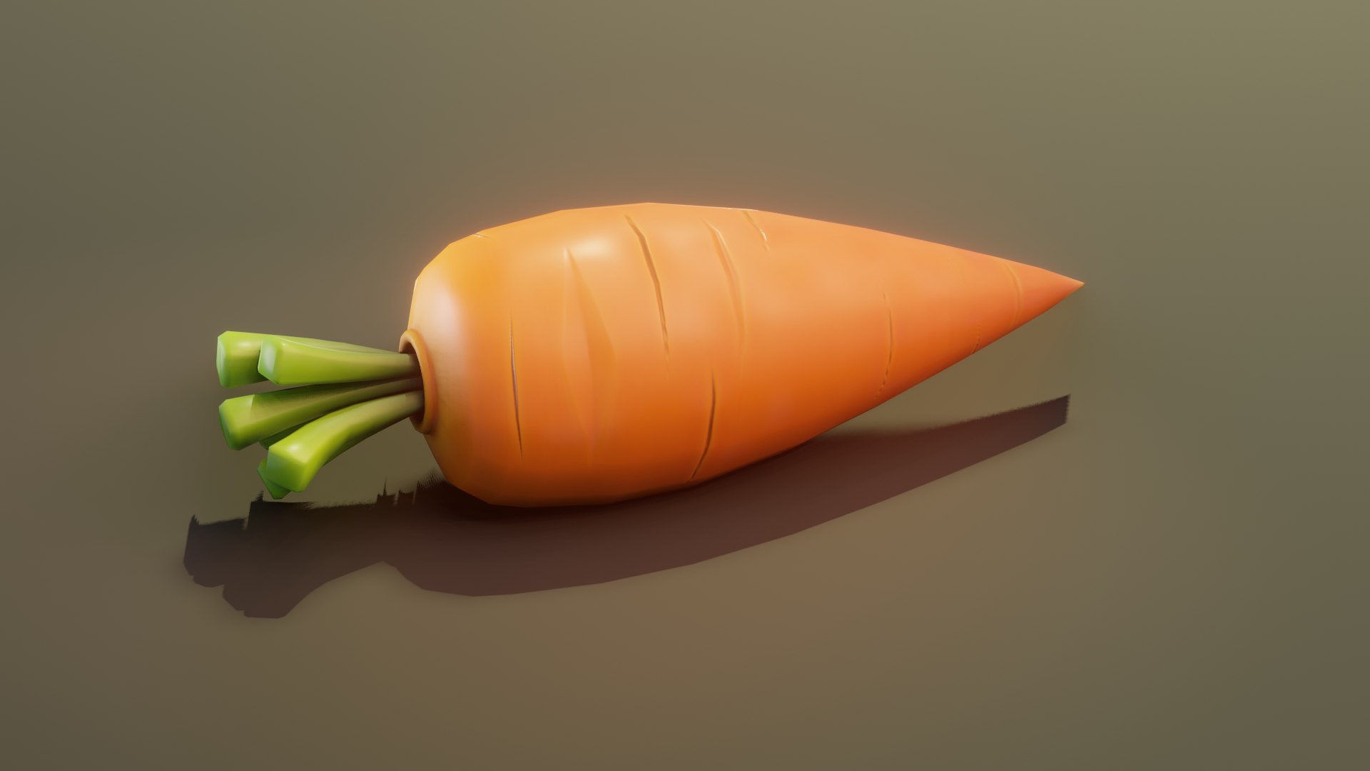 3D Cartoon Carrot 3D Model Model - TurboSquid 1729791