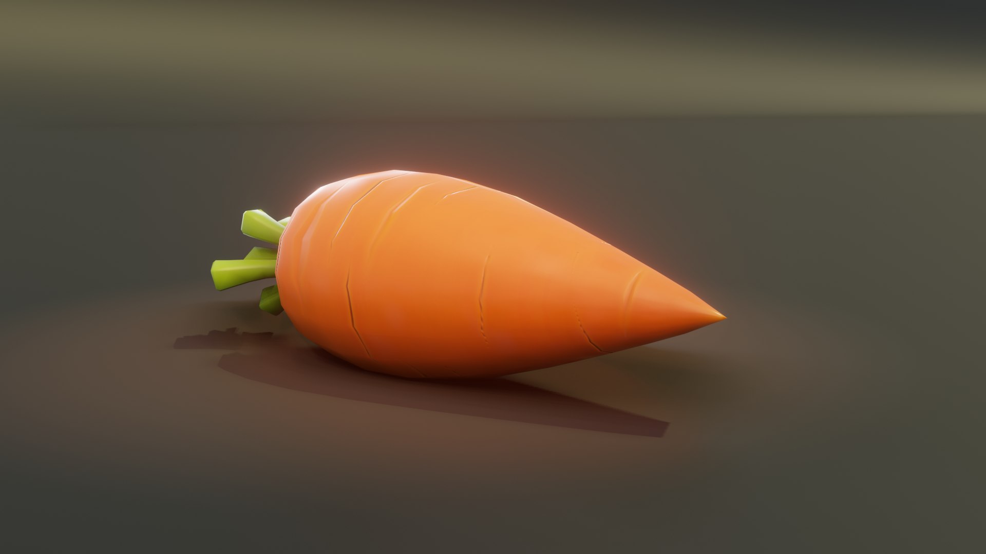 3D Cartoon Carrot 3D Model Model - TurboSquid 1729791