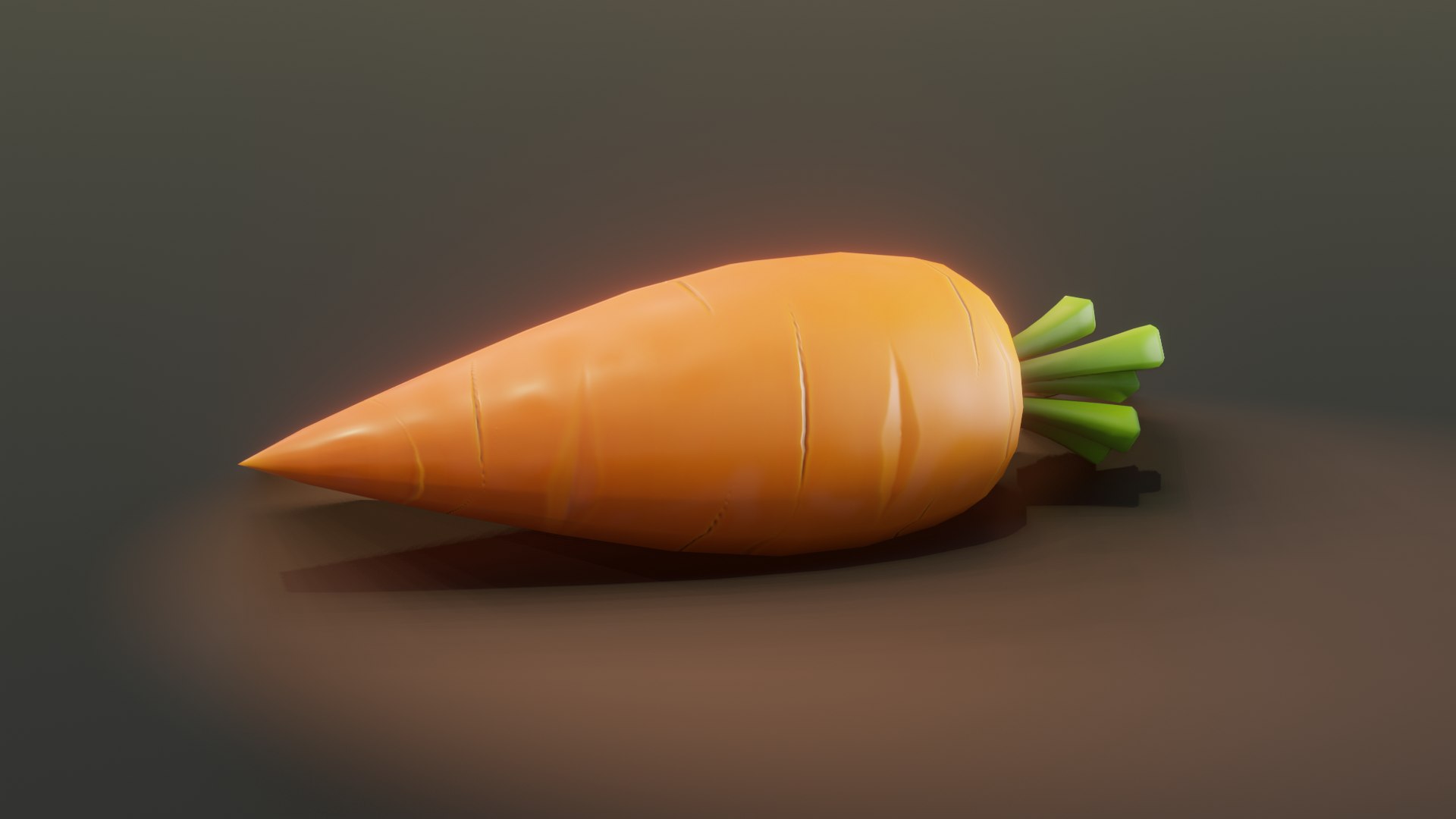3D Cartoon Carrot 3D Model Model - TurboSquid 1729791