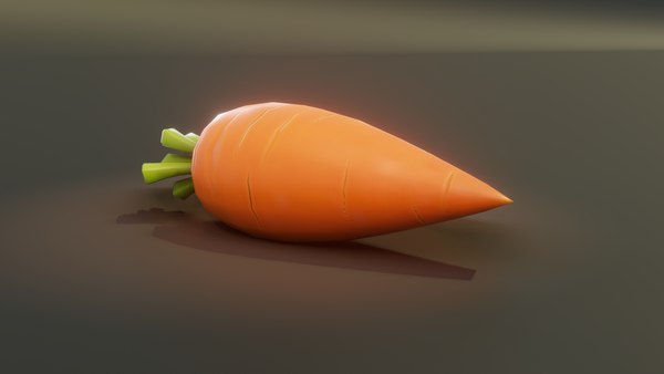 3D Cartoon Carrot 3D Model model - TurboSquid 1729791