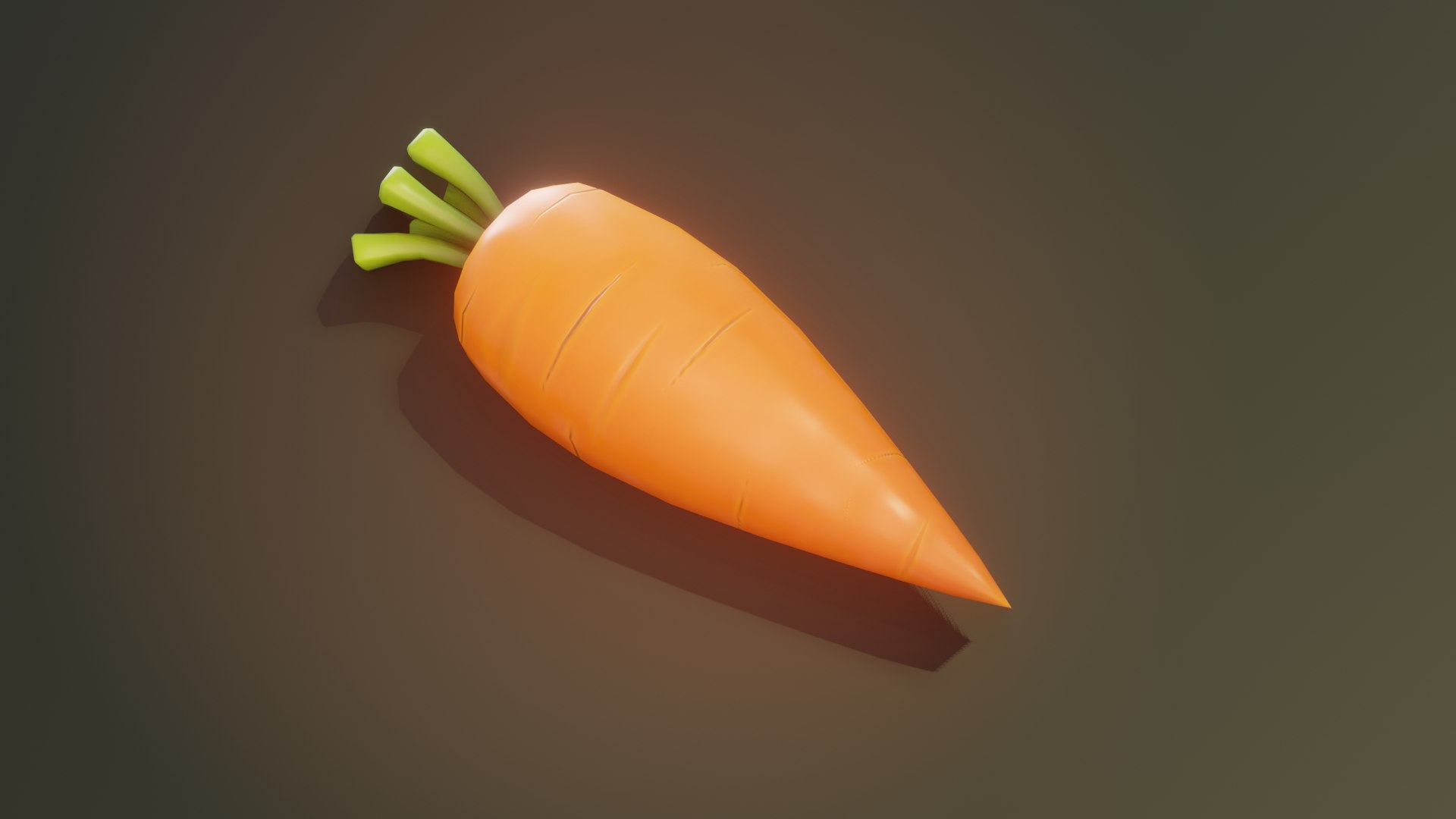 3D Cartoon Carrot 3D Model Model - TurboSquid 1729791