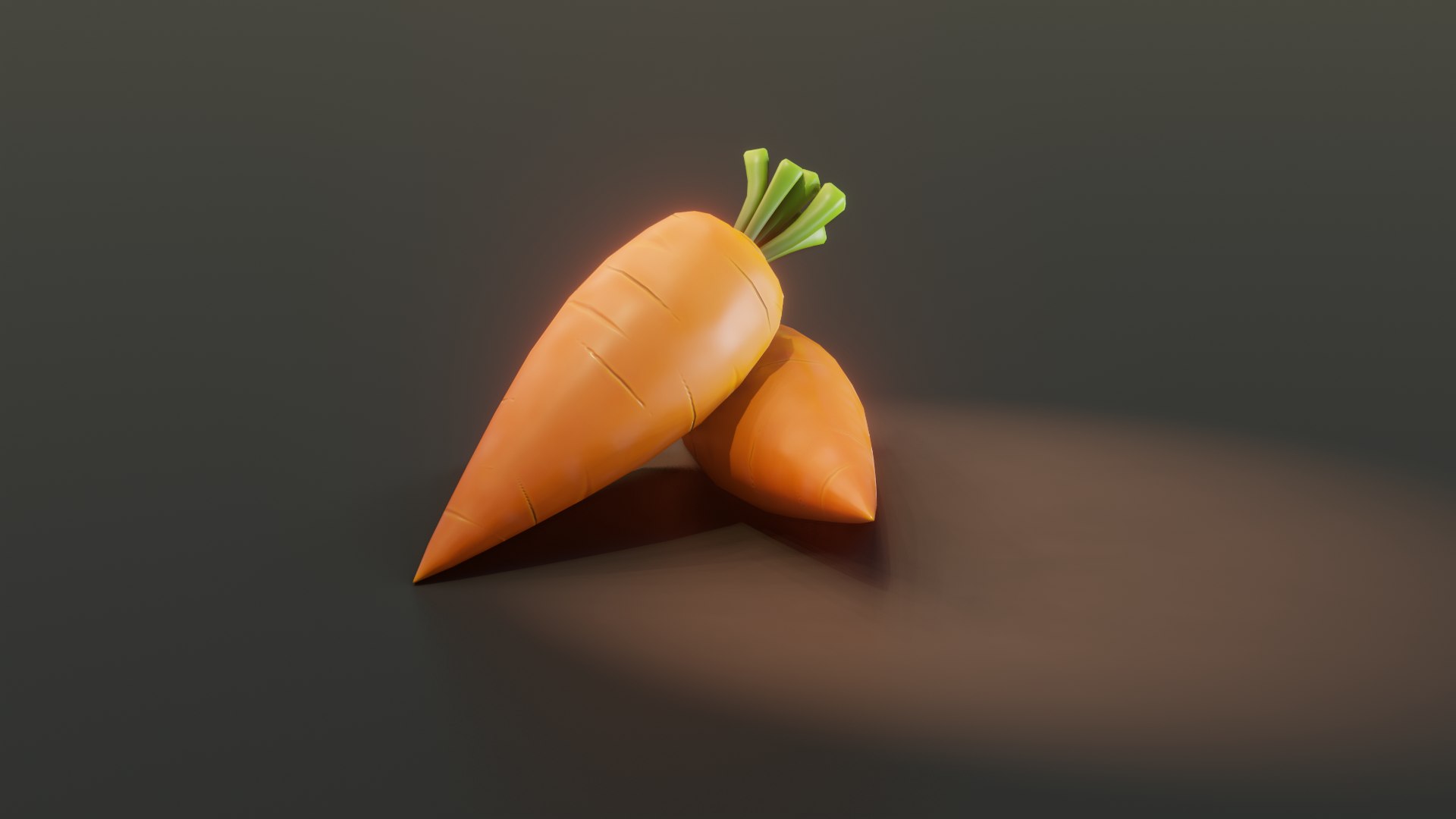 3D Cartoon Carrot 3D Model Model - TurboSquid 1729791