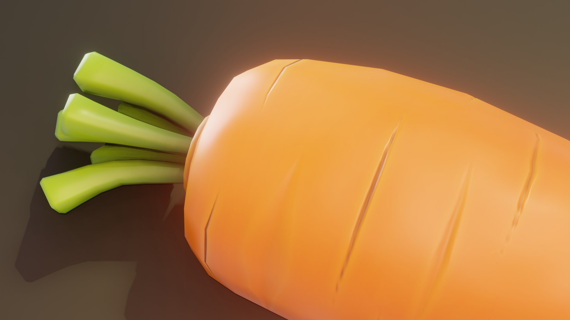 3D Cartoon Carrot 3D Model Model - TurboSquid 1729791