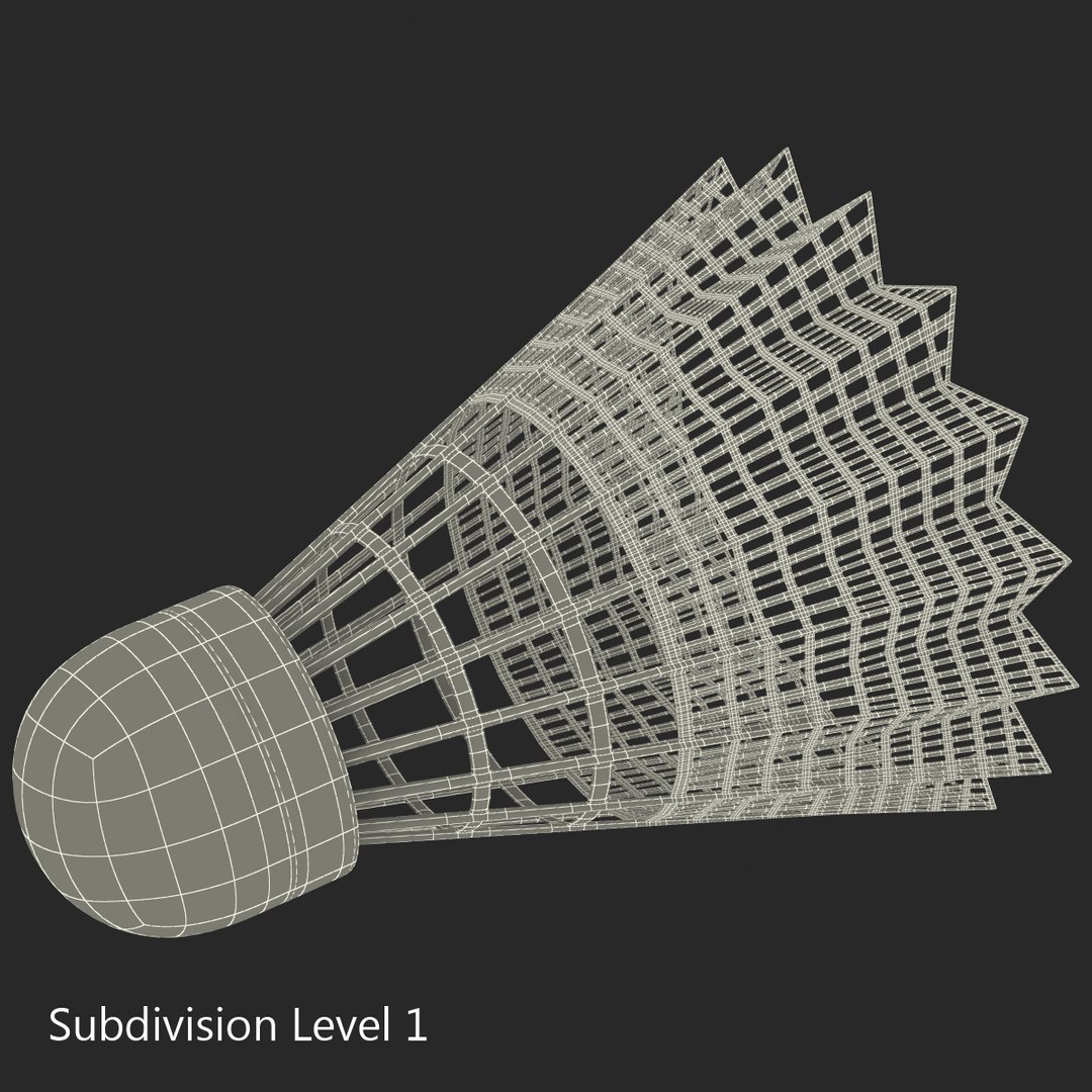 Shuttlecock 2 3d Model