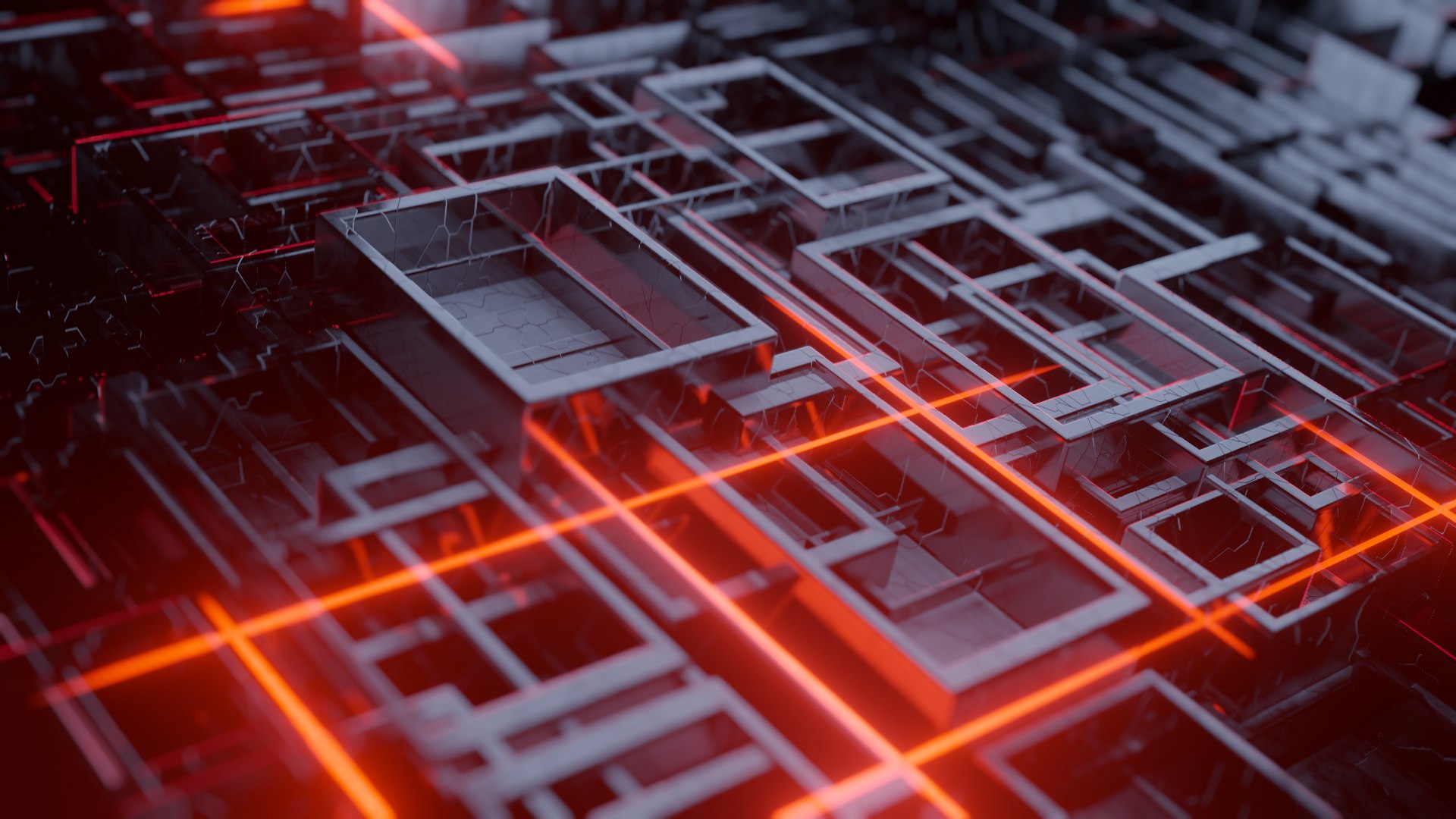 3D Animated Abstract Environment - TurboSquid 1911920