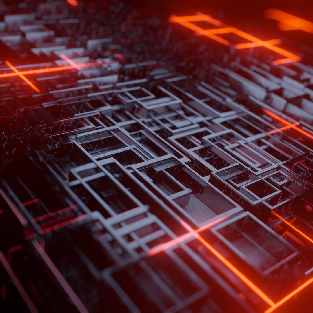 3D Animated Abstract Environment - TurboSquid 1911920