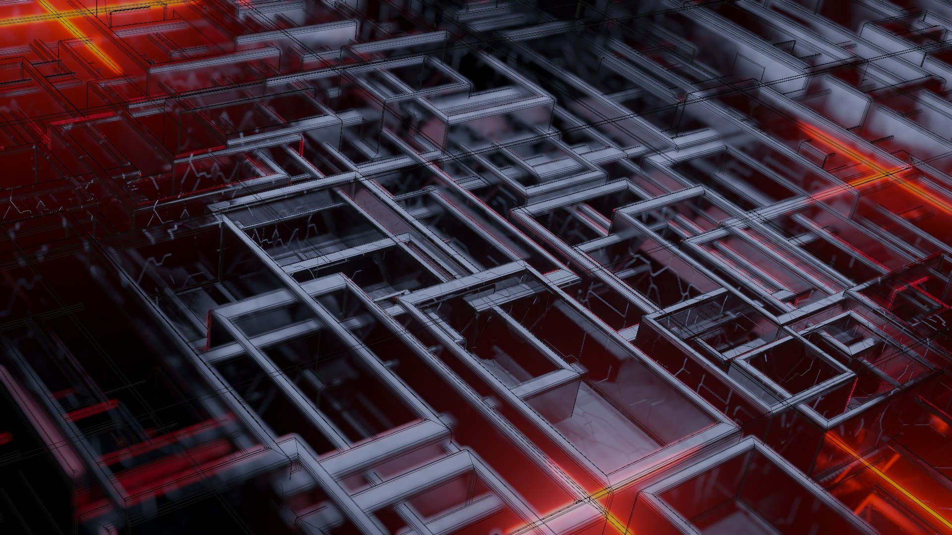 3D Animated Abstract Environment - TurboSquid 1911920