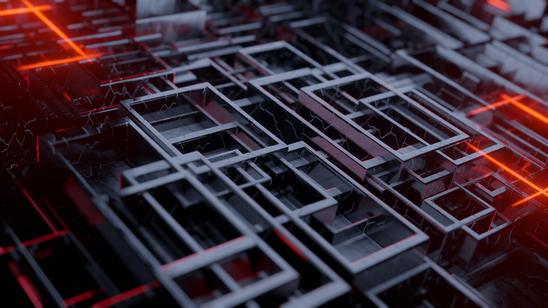 3D Animated Abstract Environment - TurboSquid 1911920