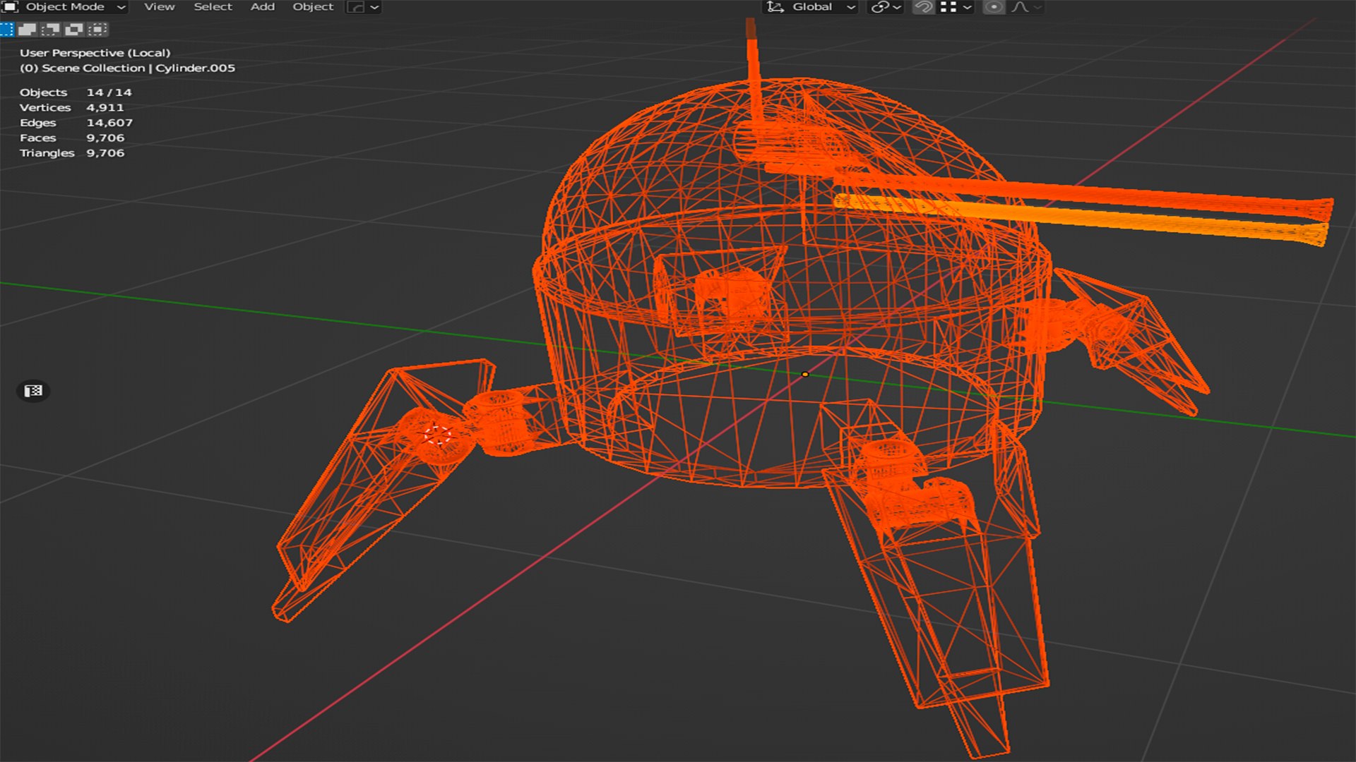 Spider Droid Robot 3D Model - TurboSquid 1861102