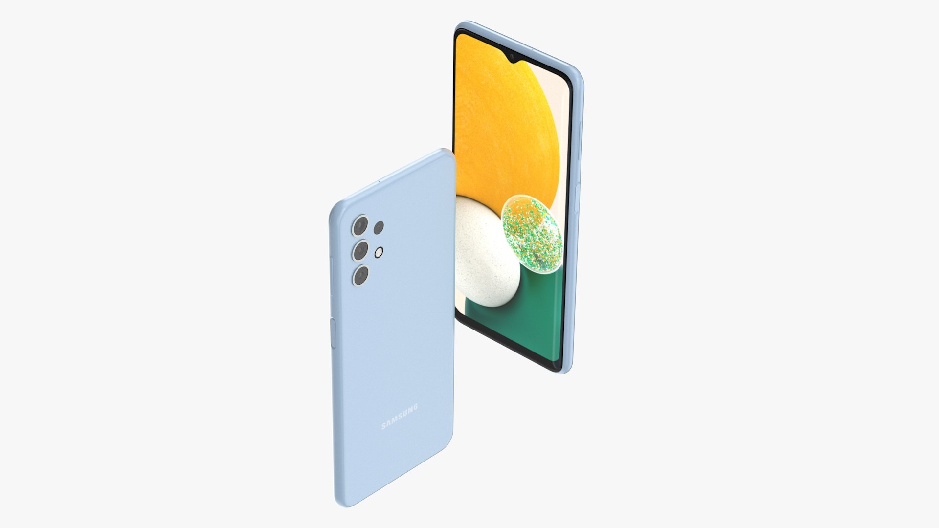 Samsung Galaxy A13 Blue 3D - TurboSquid 1873491