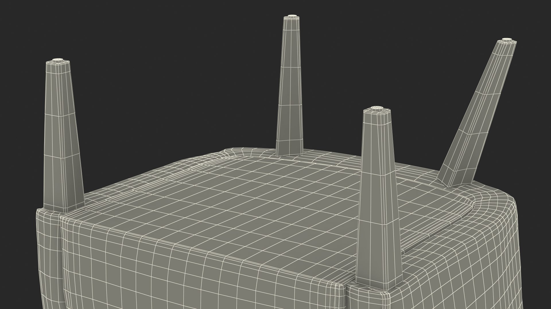 3D Model Curved Arm Accent Chair Gray - TurboSquid 1996825