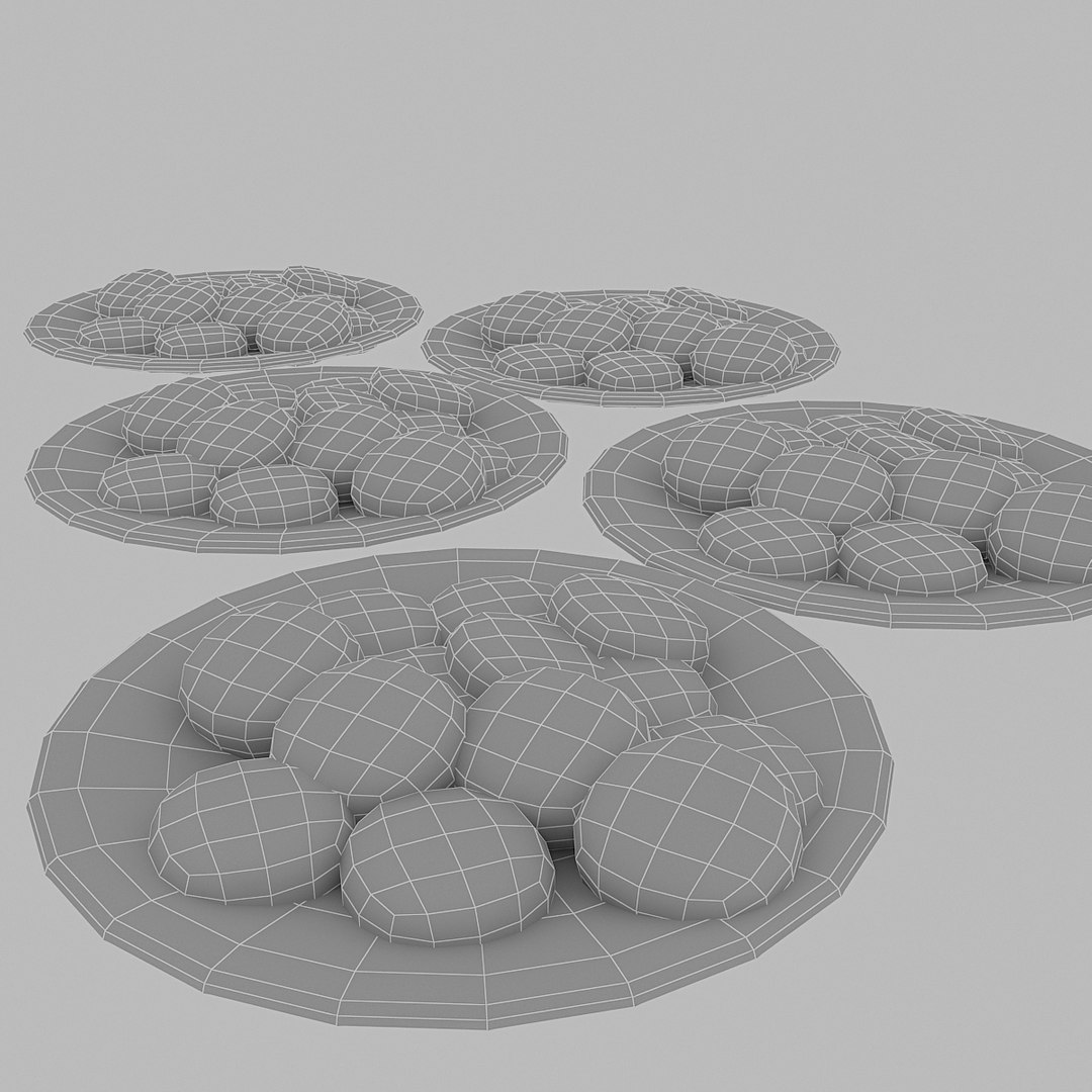 Cookies Set 3D Model - TurboSquid 1447709