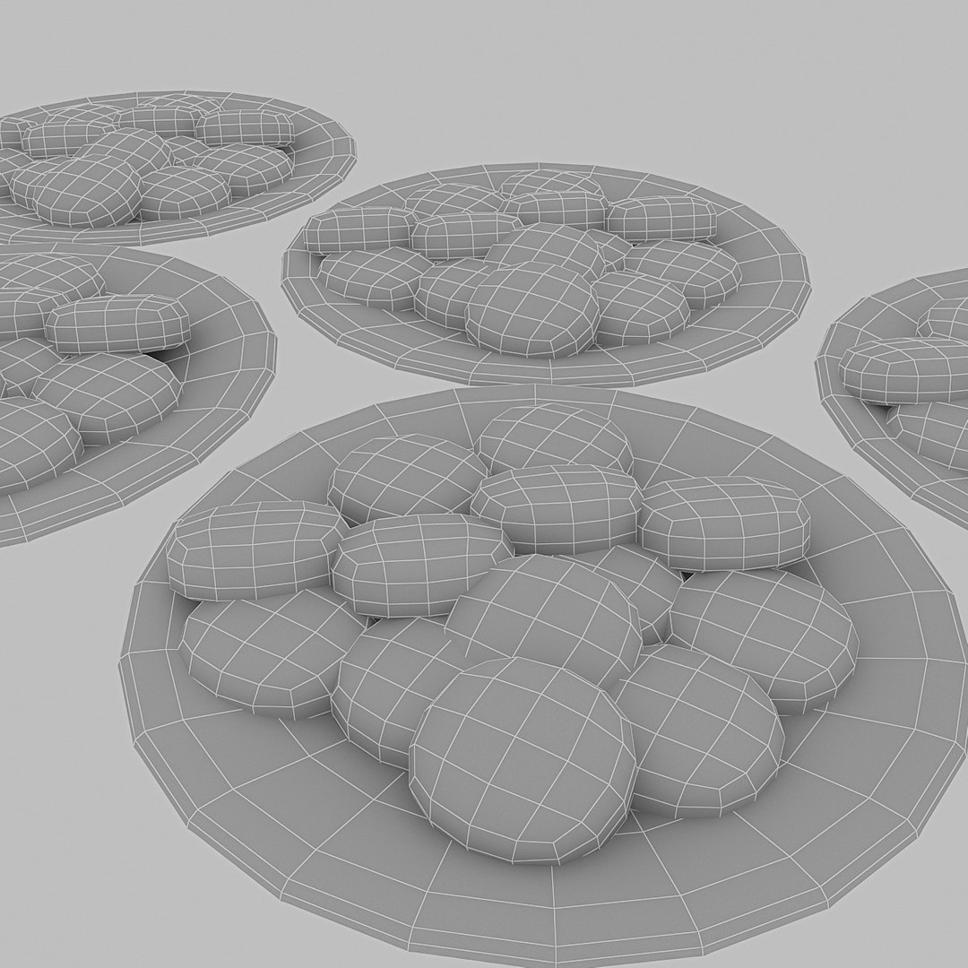 Cookies Set 3D Model - TurboSquid 1447709
