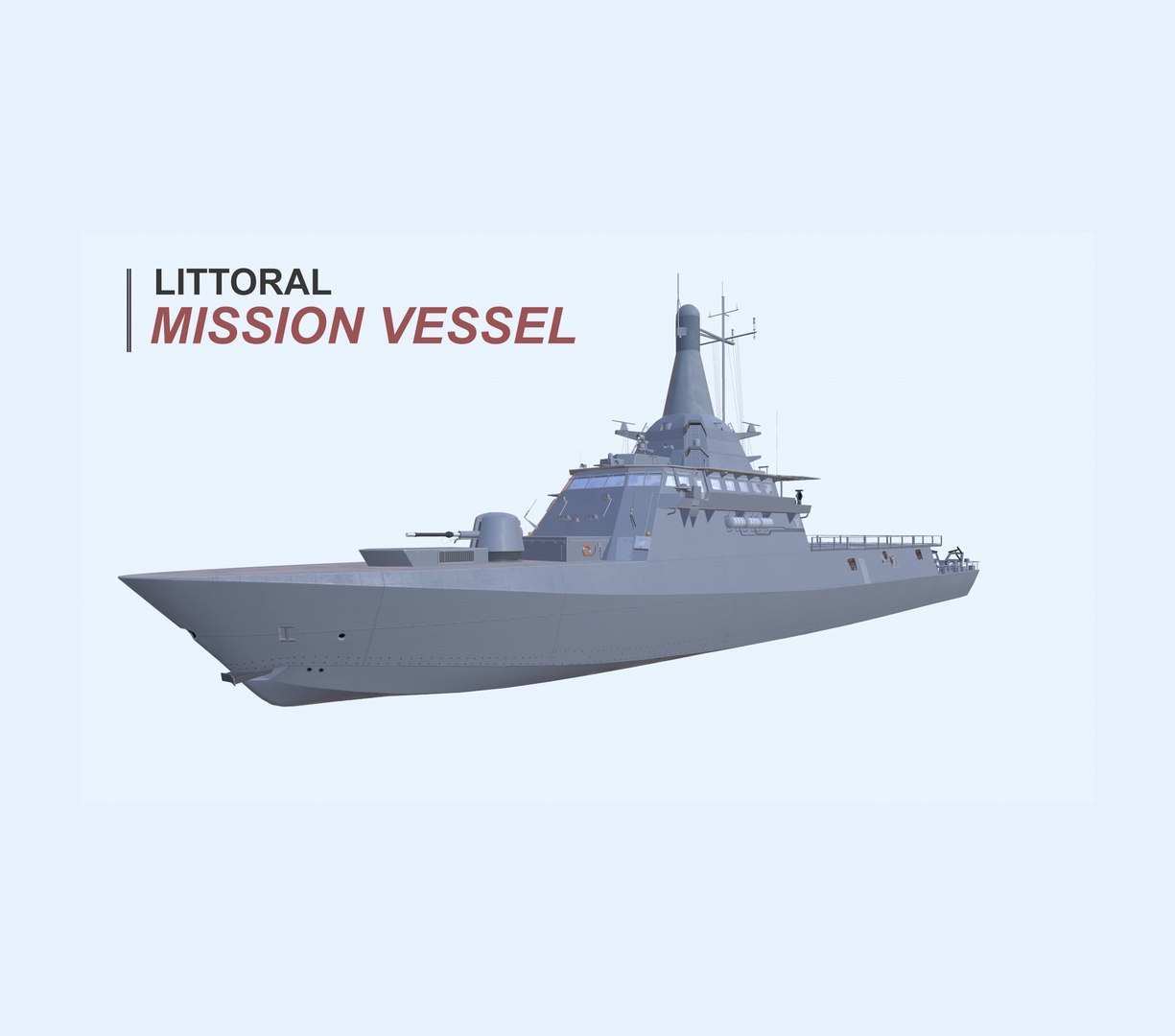 Littoral Mission Vessel Model - TurboSquid 1624942