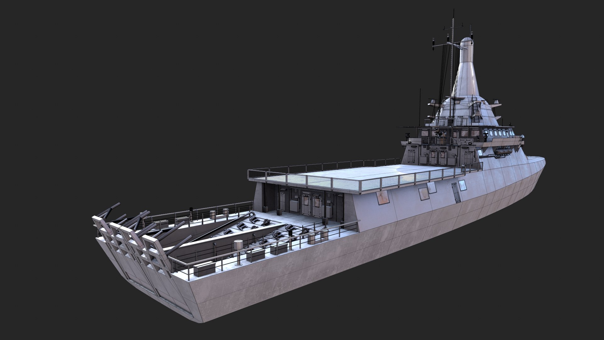 Littoral Mission Vessel Model - TurboSquid 1624942
