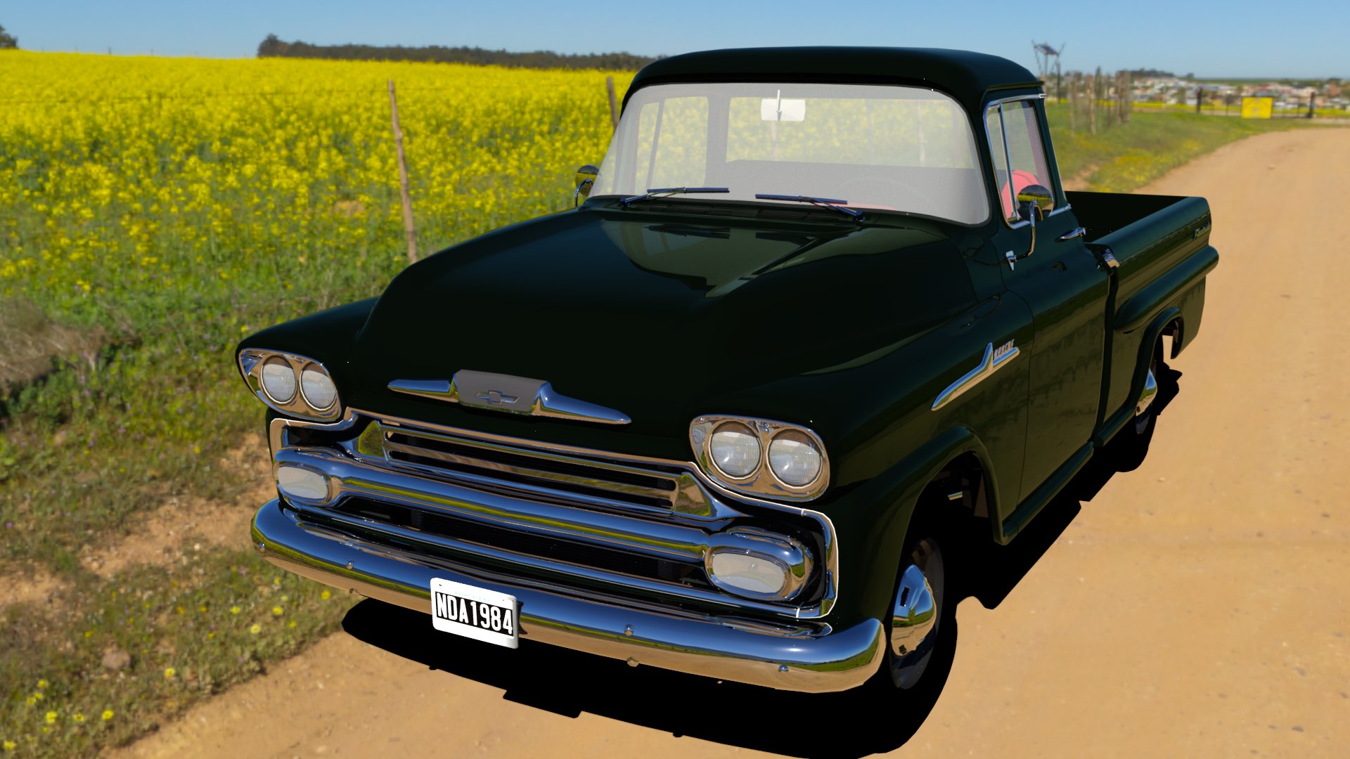 3D Chevrolet Apache Fleetside 1958 - TurboSquid 2059782