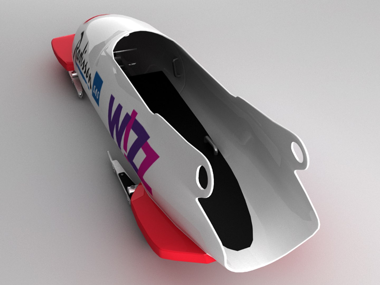 Bobsleigh Sled - Poland 3d Max