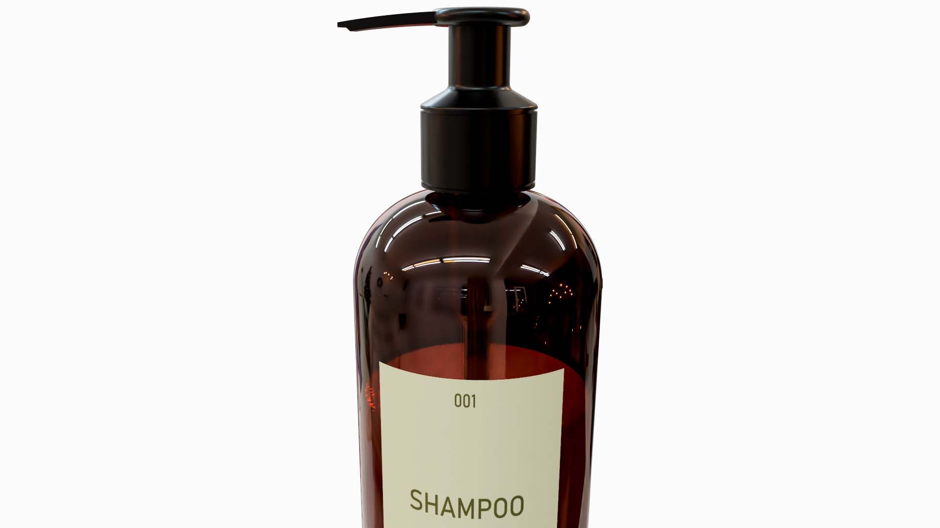 3D Shampoo Bottle Model - TurboSquid 2349045
