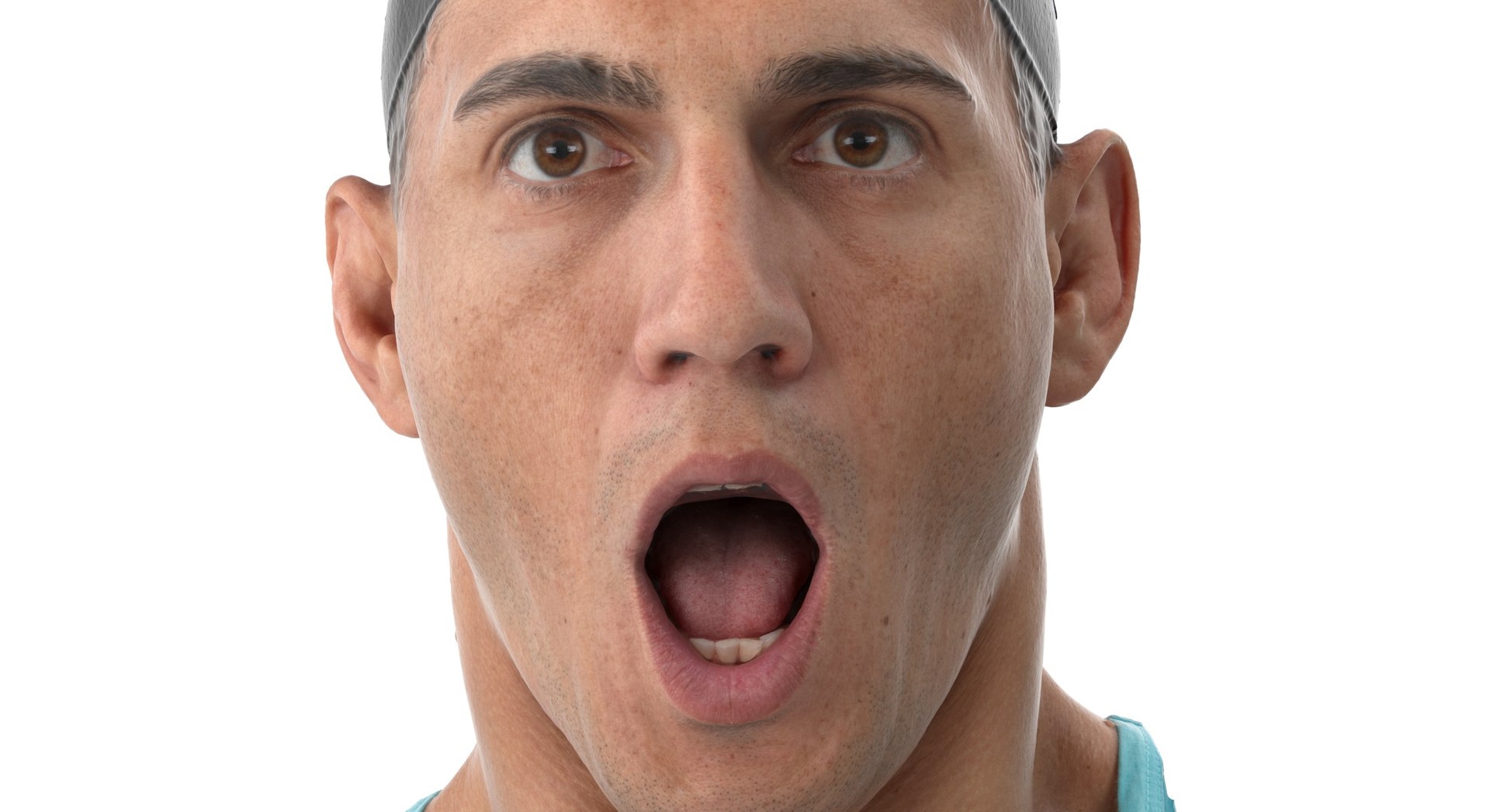 3D Mike Human Head Mouth - TurboSquid 1620381