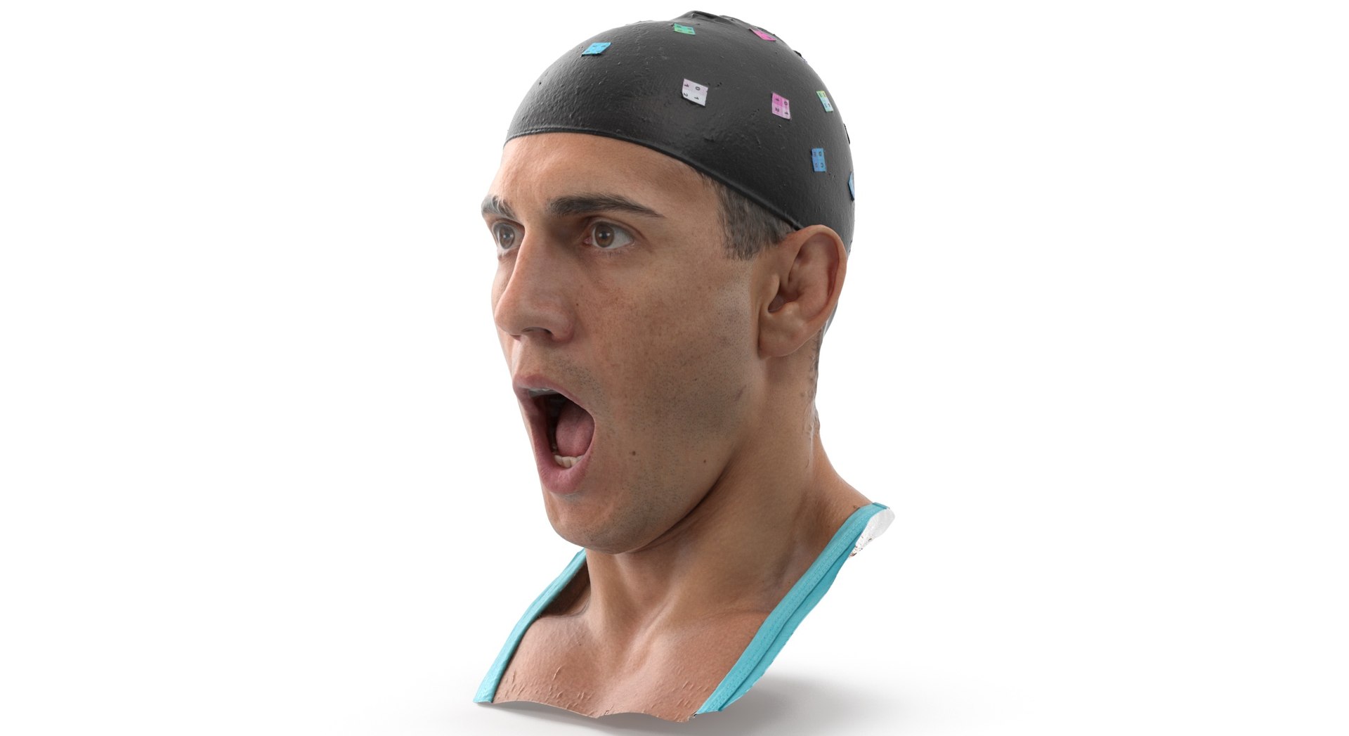 3D Mike Human Head Mouth - TurboSquid 1620381