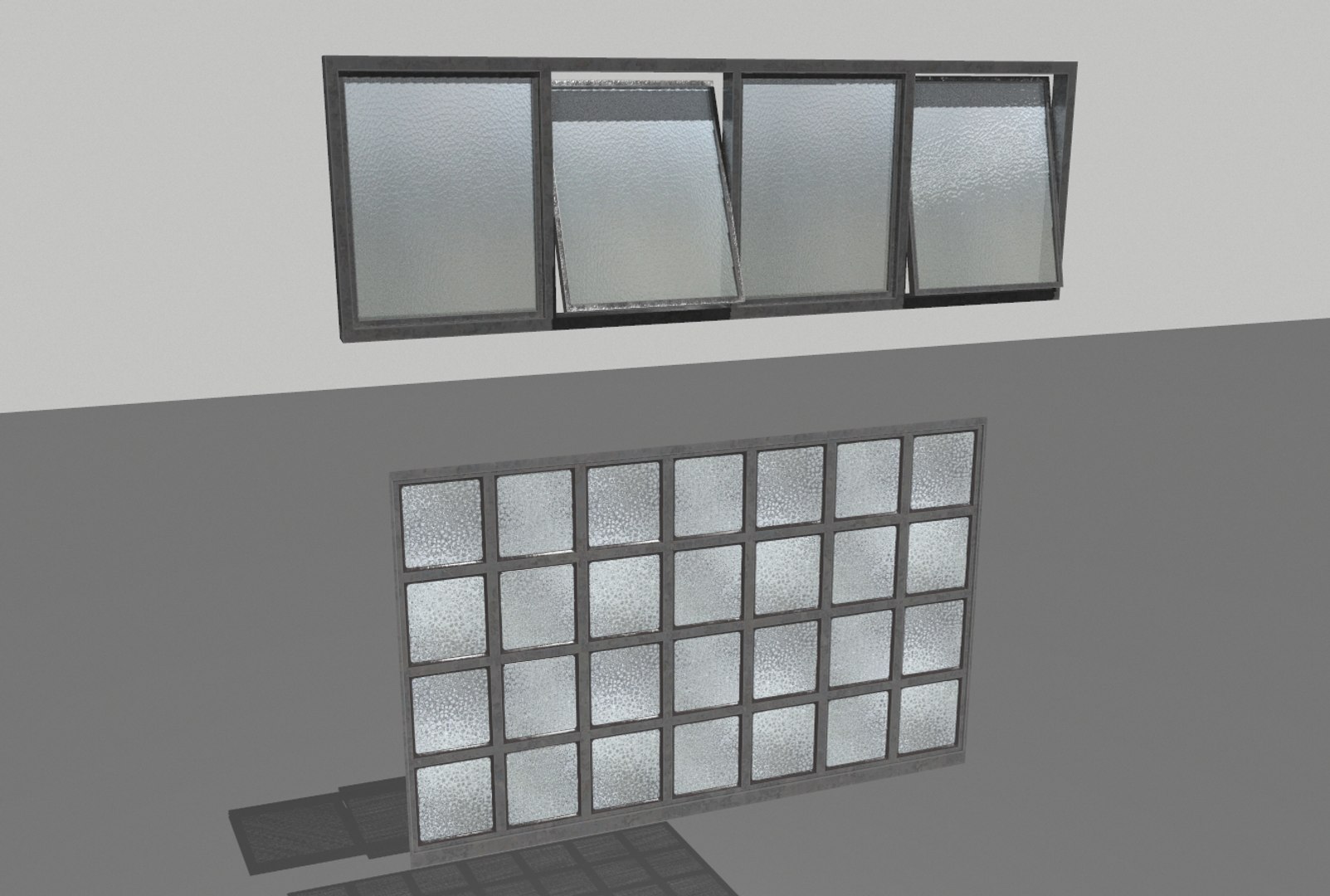 Pack 4 Windows Factories 3D Model - TurboSquid 1522630