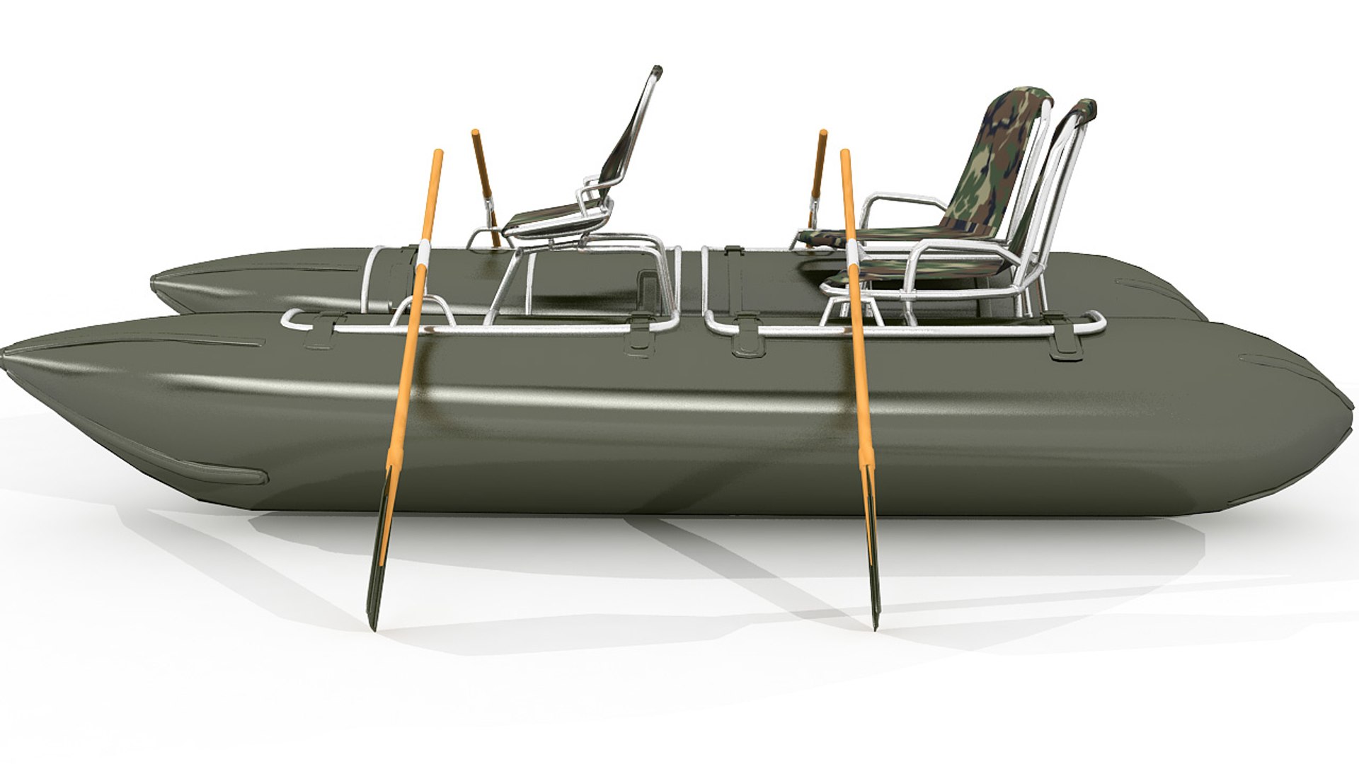 3D Three Seets Catamaran Model - TurboSquid 1790087