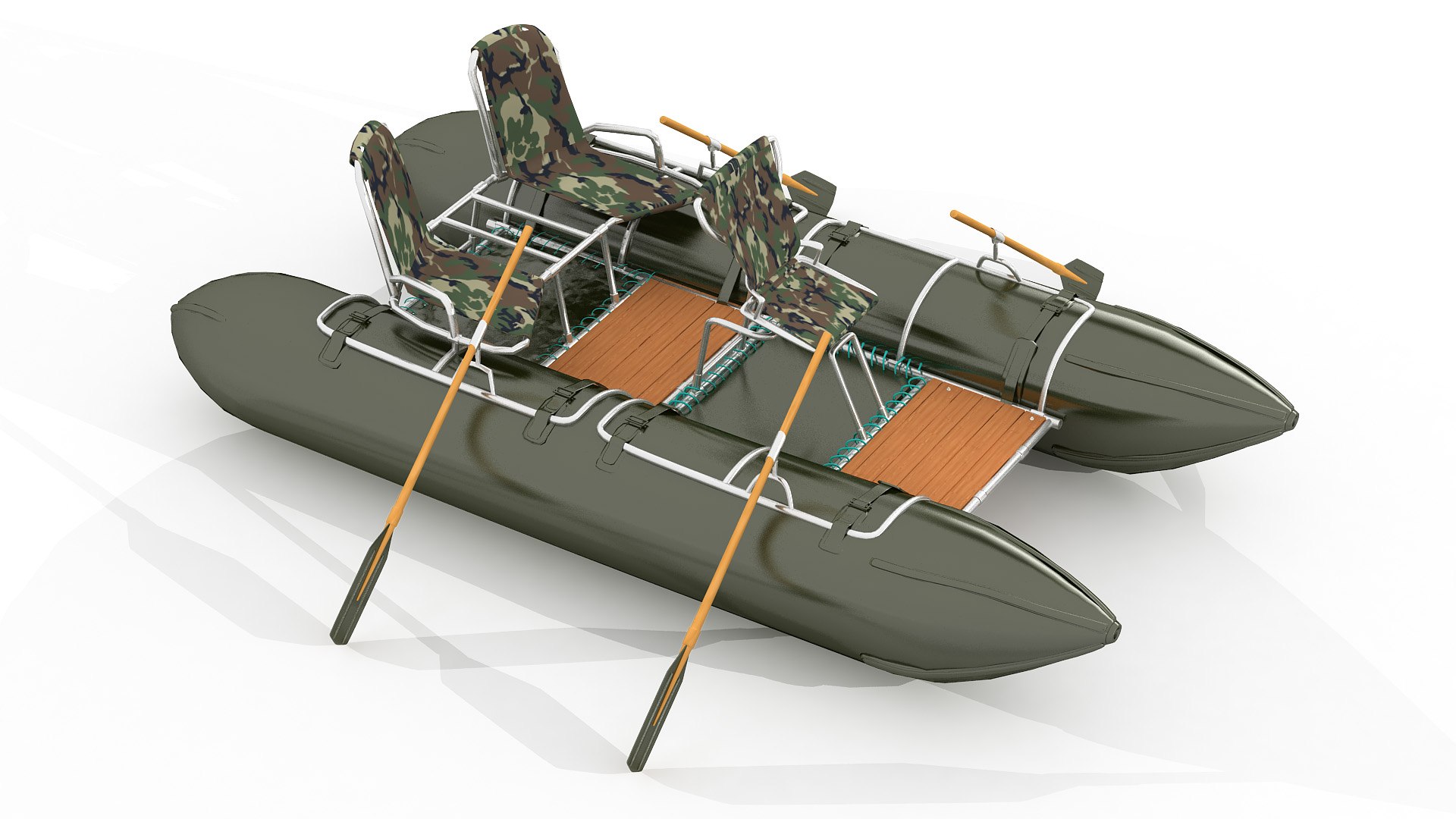 3D Three Seets Catamaran Model - TurboSquid 1790087