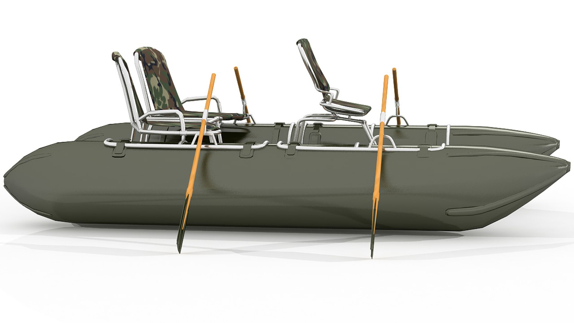 3D Three Seets Catamaran Model - TurboSquid 1790087