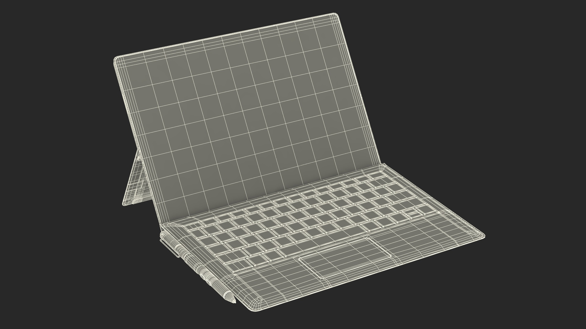 Microsoft Surface Pro With Type Cover 3D Model - TurboSquid 2220146