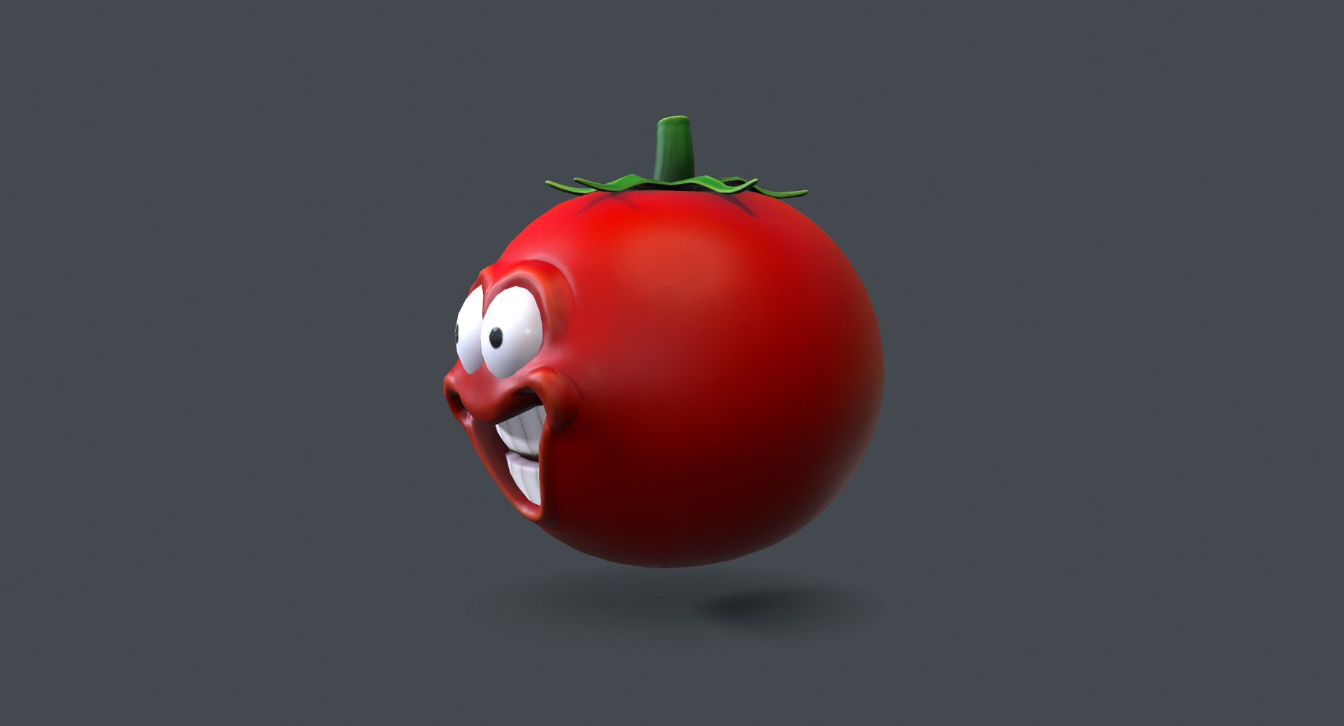 Tomato Smile Smiley 3D Model - TurboSquid 1449265