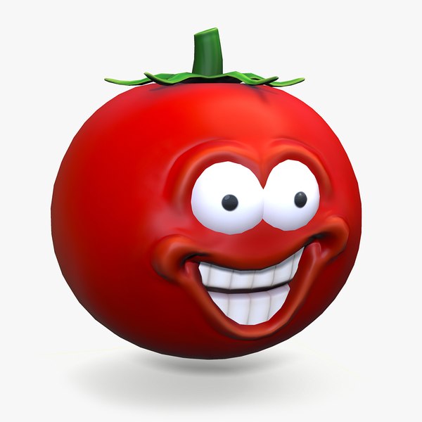 Tomato smile smiley 3D model - TurboSquid 1449265