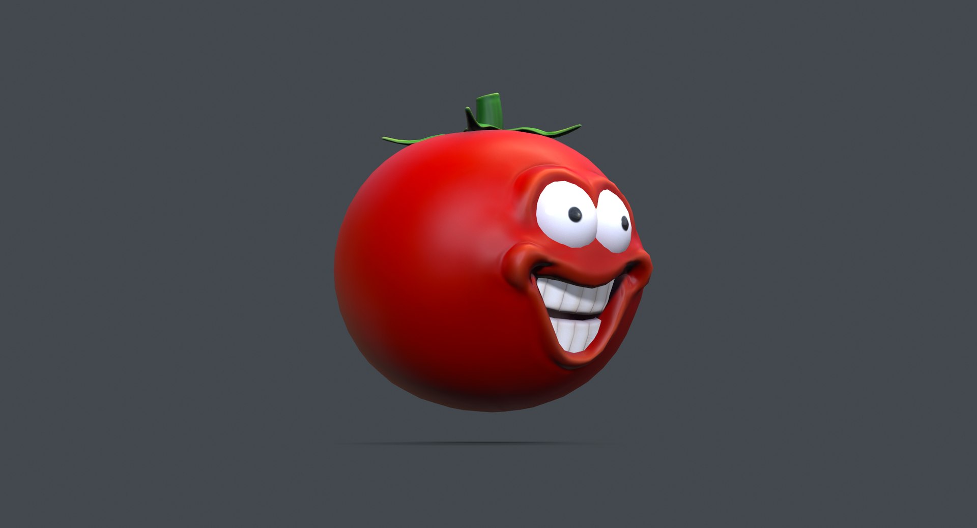 Tomato Smile Smiley 3D Model - TurboSquid 1449265