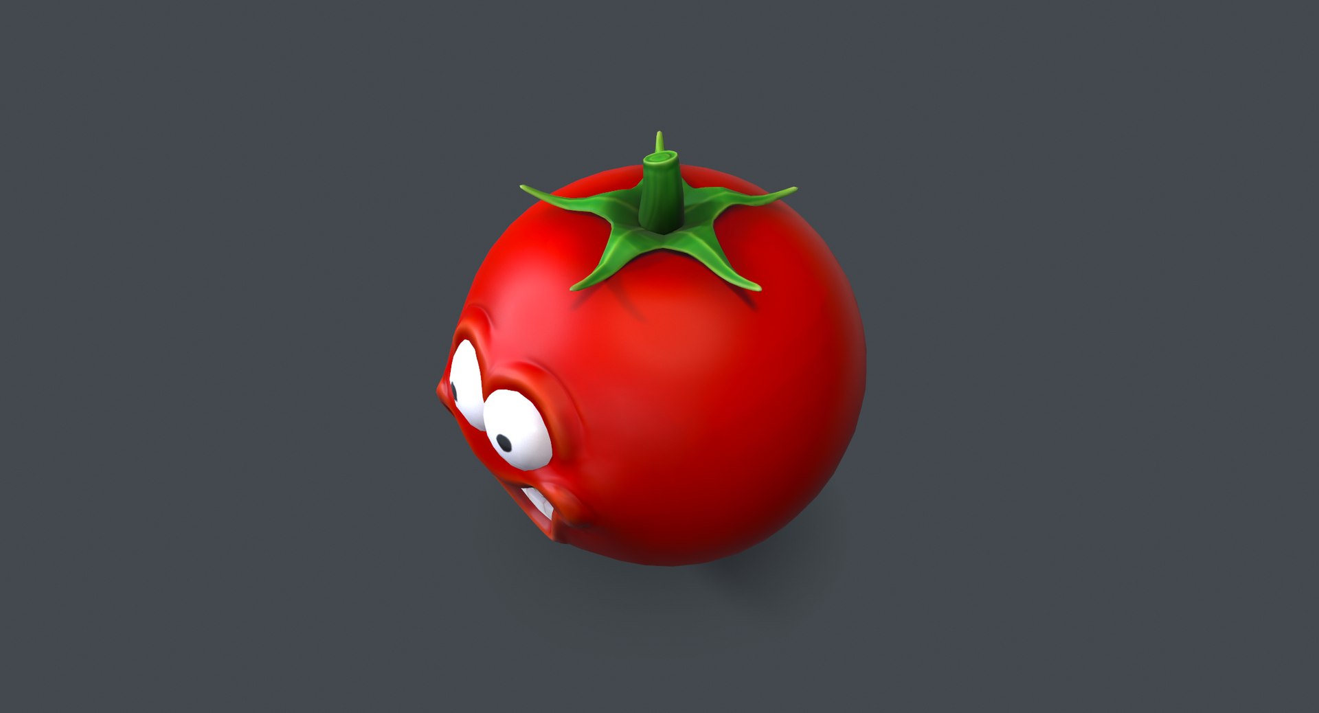Tomato Smile Smiley 3D Model - TurboSquid 1449265