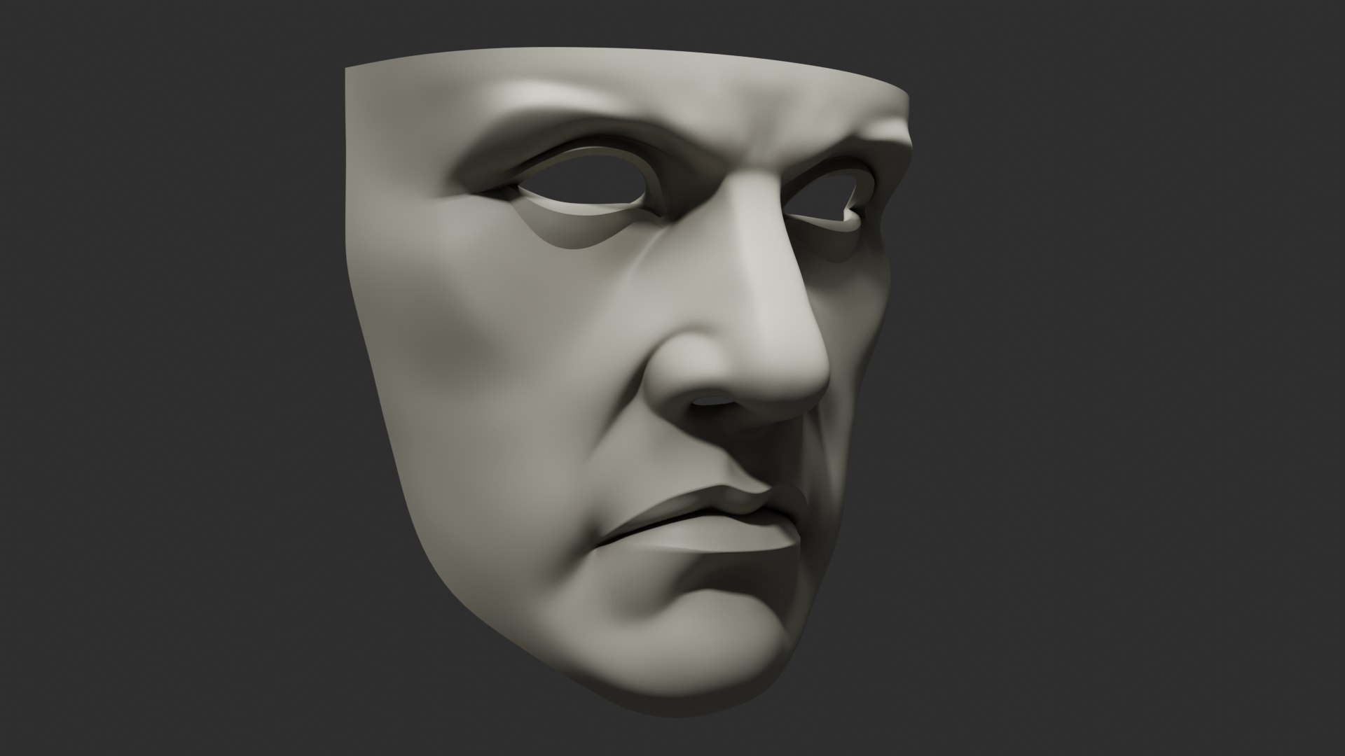 3D Hero Face Mask Solid Model - TurboSquid 2276432