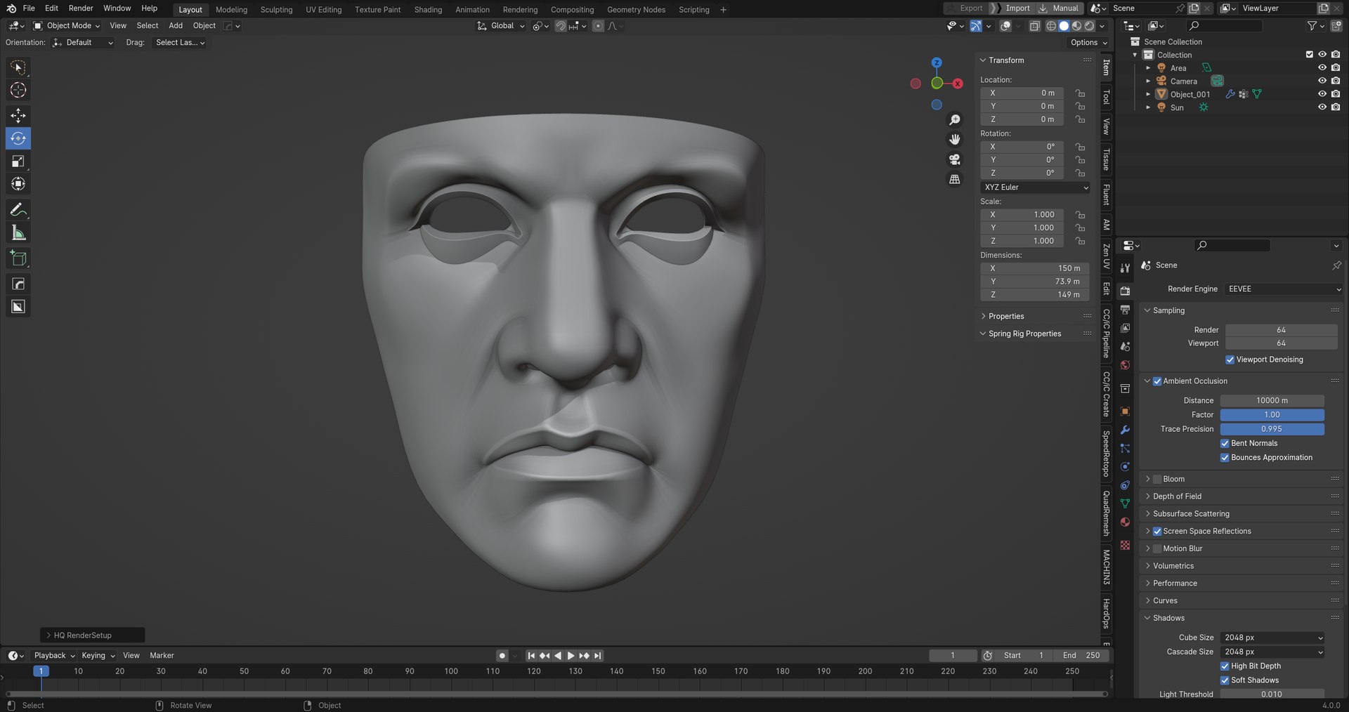 3D Hero Face Mask Solid Model - TurboSquid 2276432