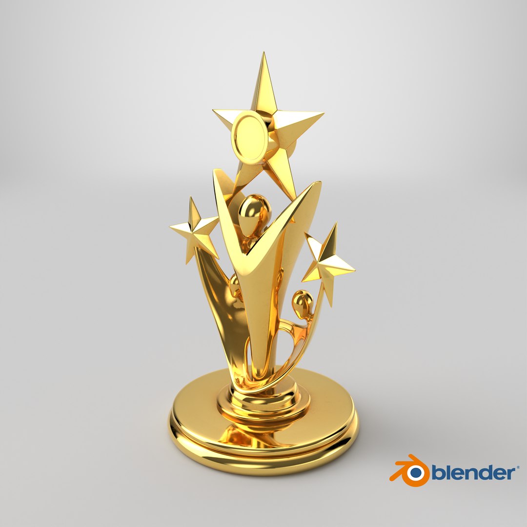 3D Award Trophy 14 - TurboSquid 1834909