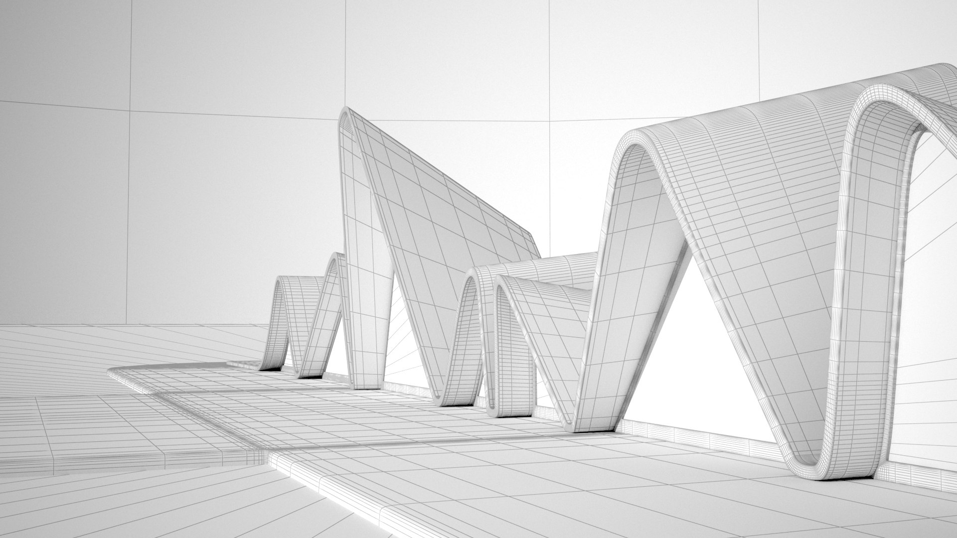 3D Futuristic Structure - TurboSquid 2206459