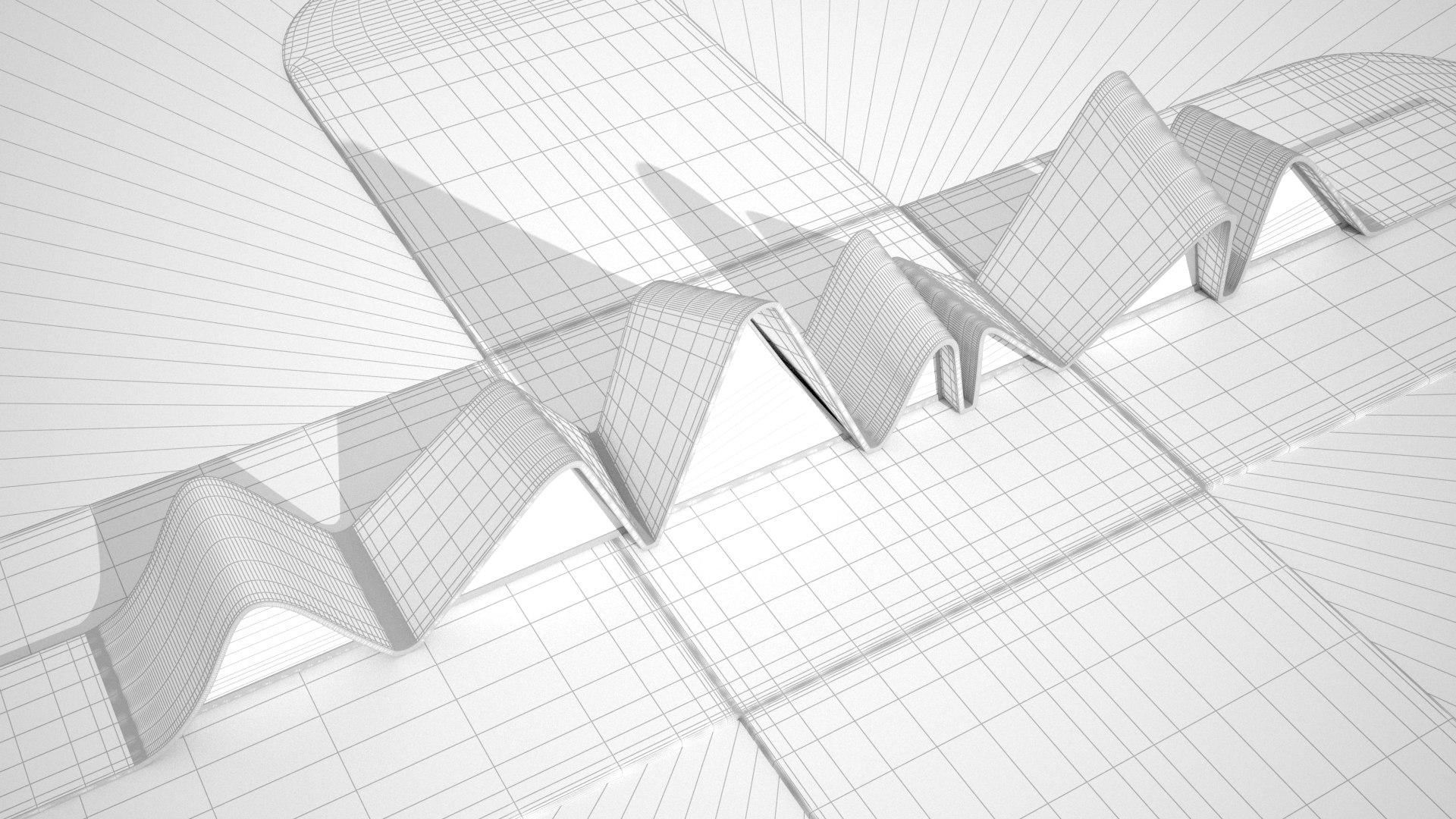 3D Futuristic Structure - TurboSquid 2206459