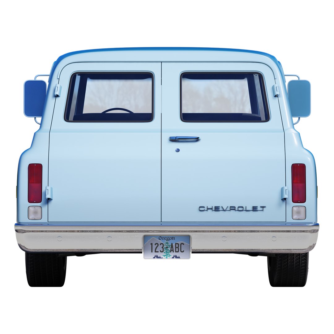 Chevrolet Suburban 1969 Panel Truck 3D - TurboSquid 2128499