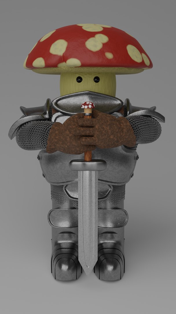 Mushroom Knight 3D Model - TurboSquid 2274680