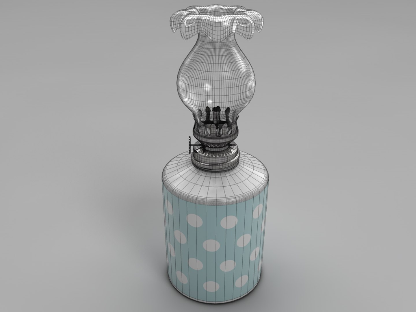 3d Oil Lamp Model