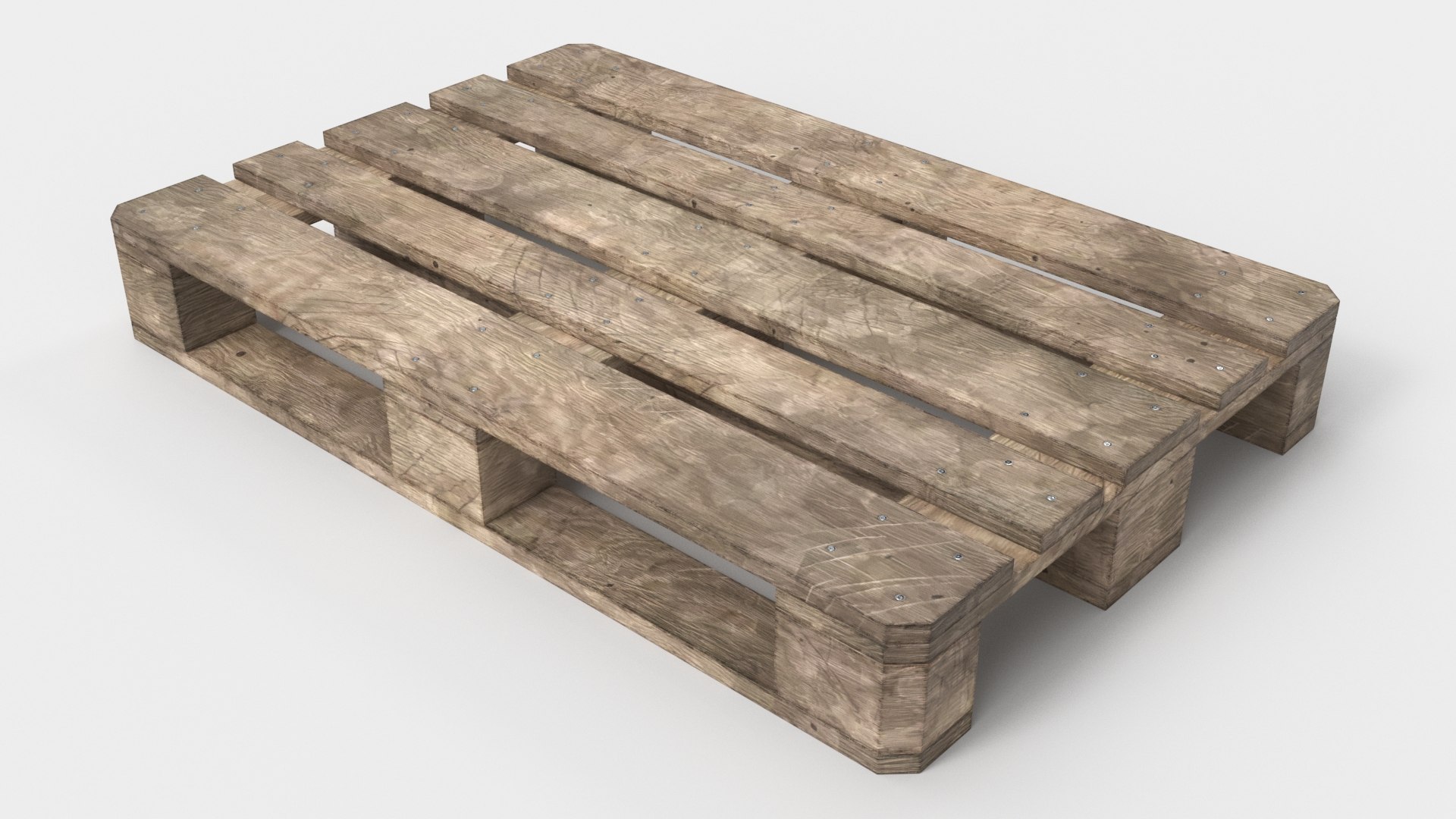 3D Wood Pallet Old Plywood - PBR Model - TurboSquid 2126147