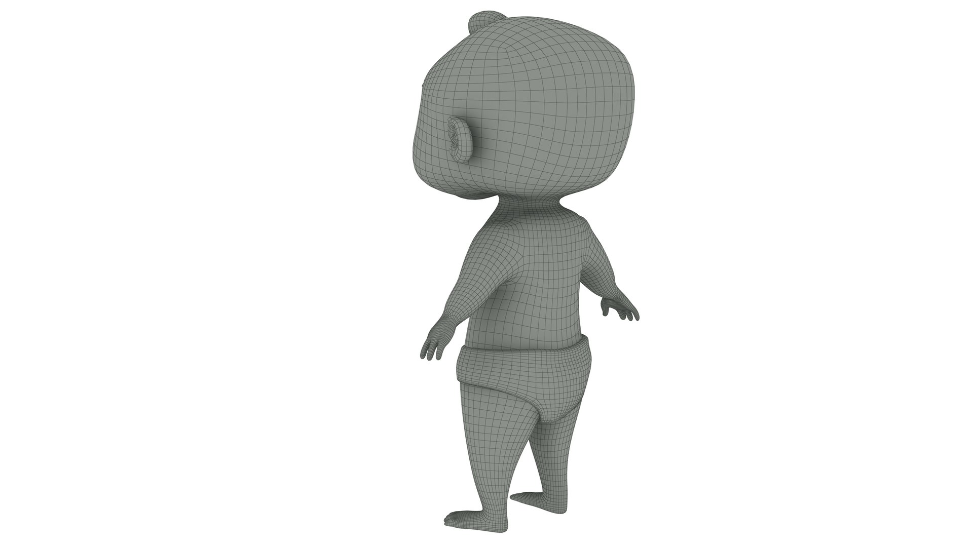 3D Cartoon Baby Male Model - TurboSquid 2214129