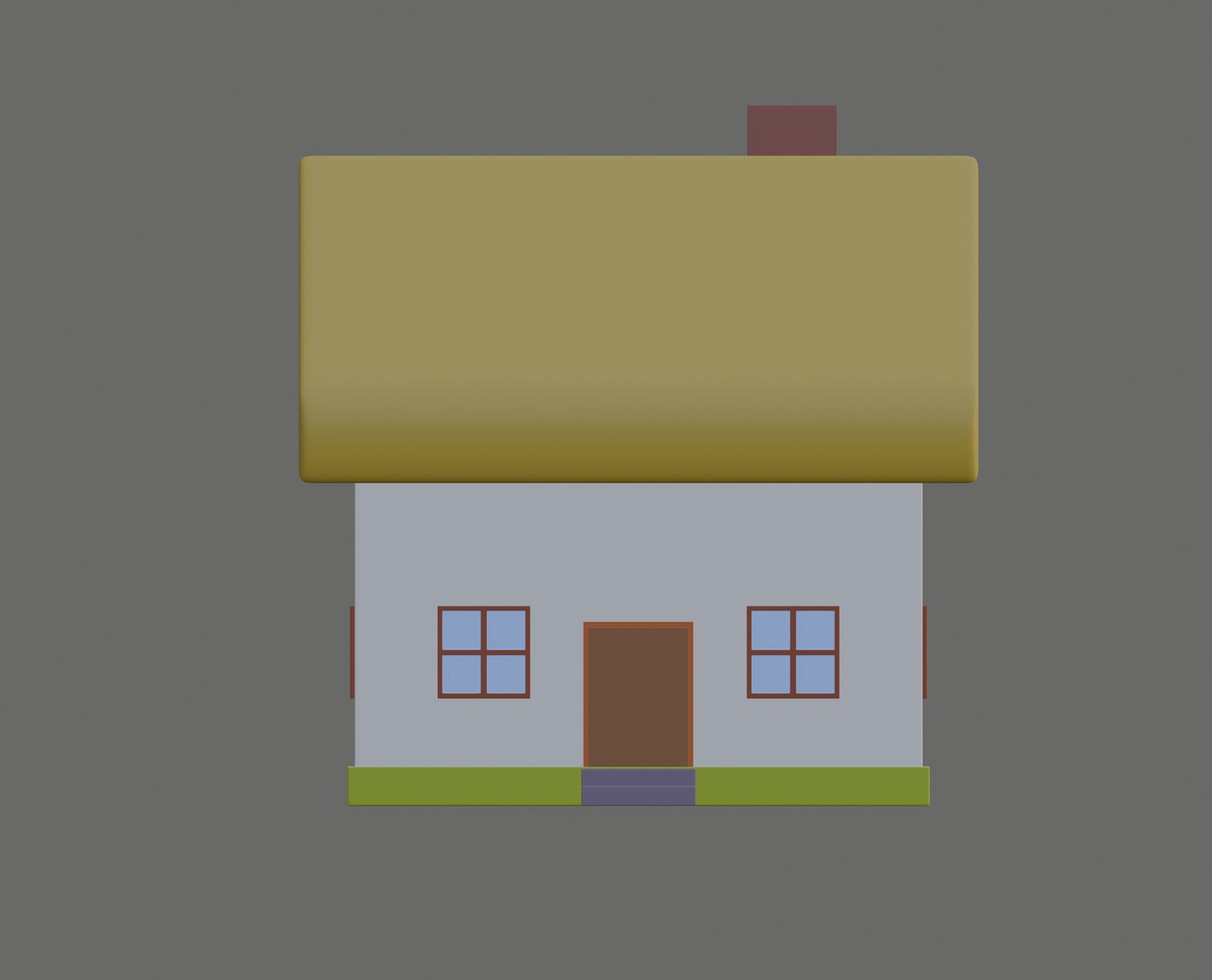 3D Simple House Model - TurboSquid 1481030