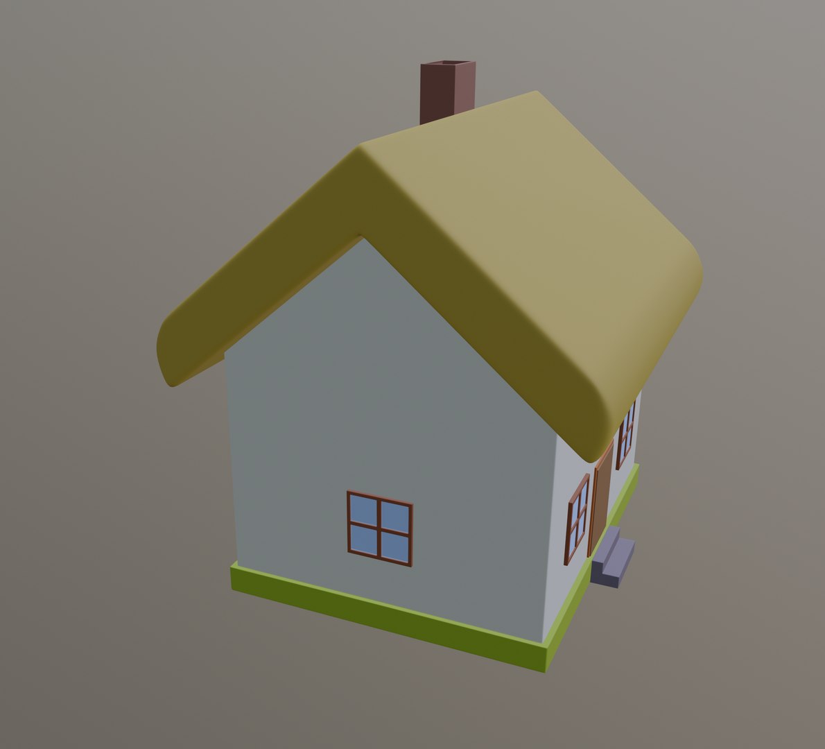 3D Simple House Model - TurboSquid 1481030