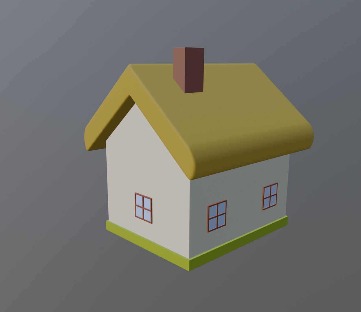 3D Simple House Model - TurboSquid 1481030