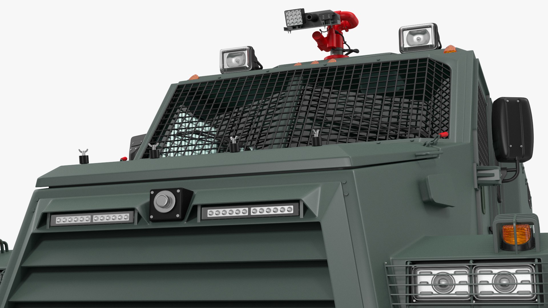 Riot Control Vehicle Green 3D Model - TurboSquid 1968381