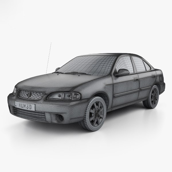 Nissan sentra gxe model - TurboSquid 1393956